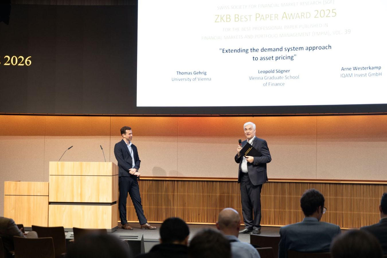 SGF Conference 2026 | Department of Finance | UZH